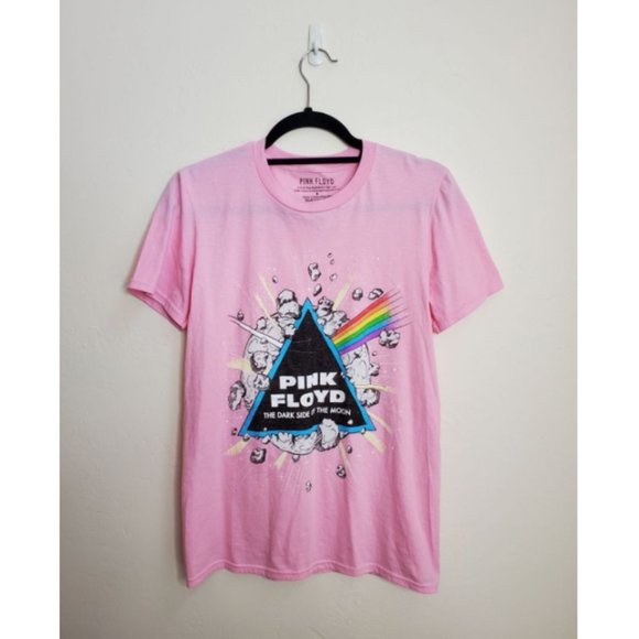 Pink Flyod | Tops | Pink Floyd Band Tee Size S Dark Side Of The Moon ...